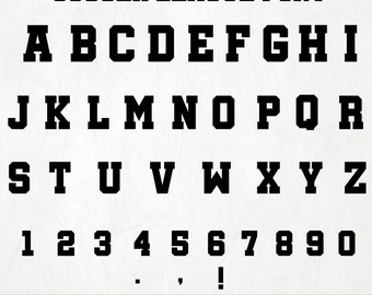 SOCCER ALPHABET SVG Files, Soccer Alphabet Clipart, Soccer Alphabet for ...