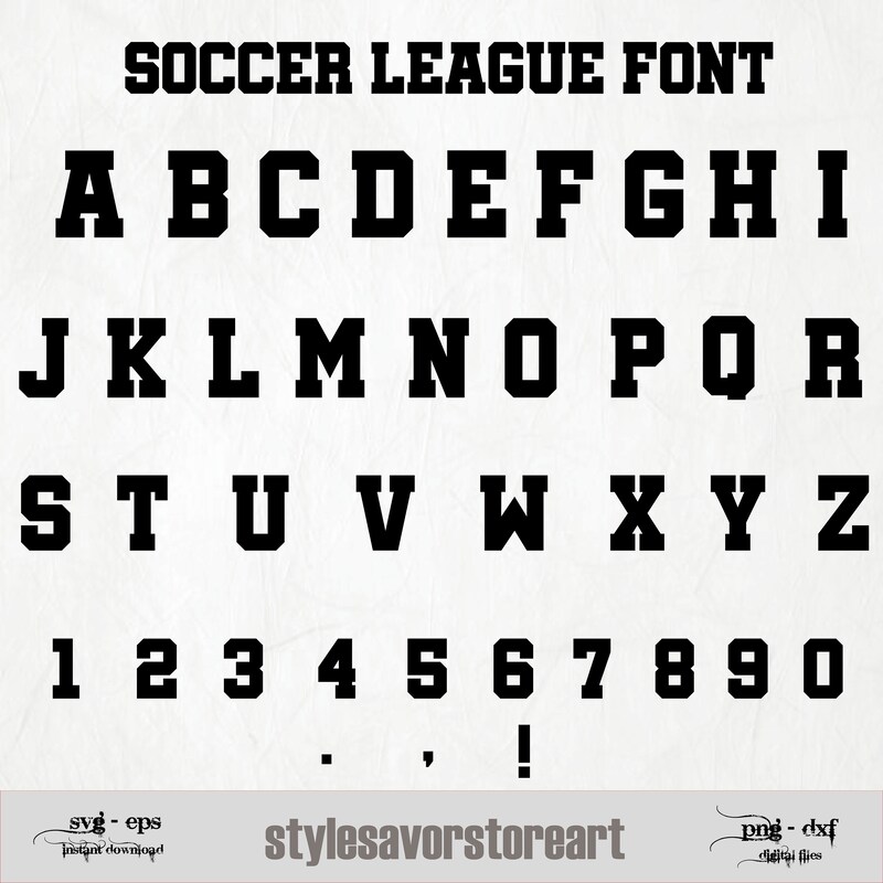 Soccer Wall Letters - Etsy
