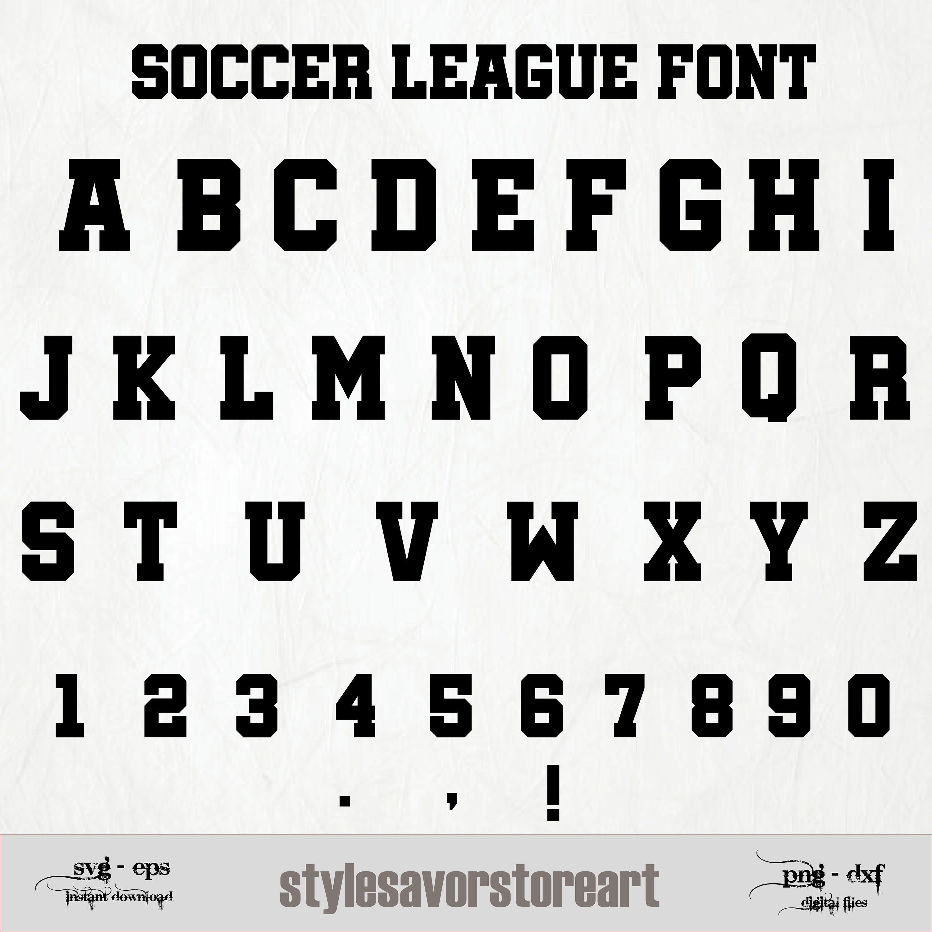 SOCCER ALPHABET SVG Files, Soccer Alphabet Clipart, Soccer Alphabet for ...