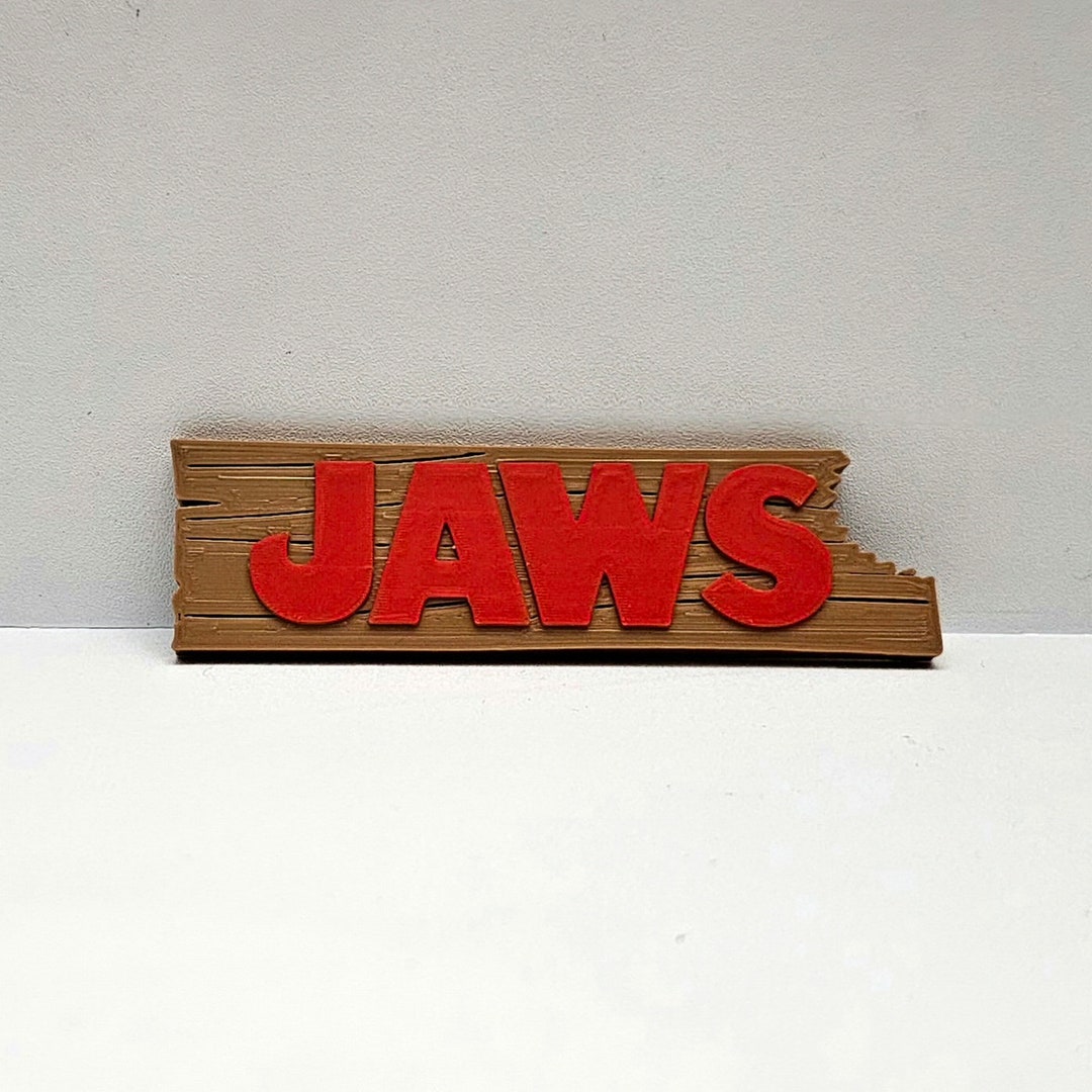 JAWS Magnet/movie Header/signs/name Plates/horror Movie/shark - Etsy
