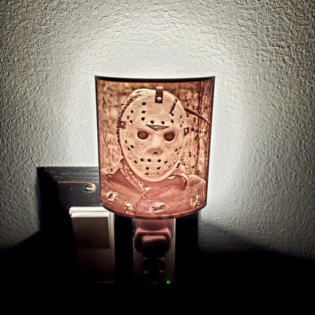 Jason/horror Movie/camp Crystal Lake/night Light/3d Printed/bathroom ...