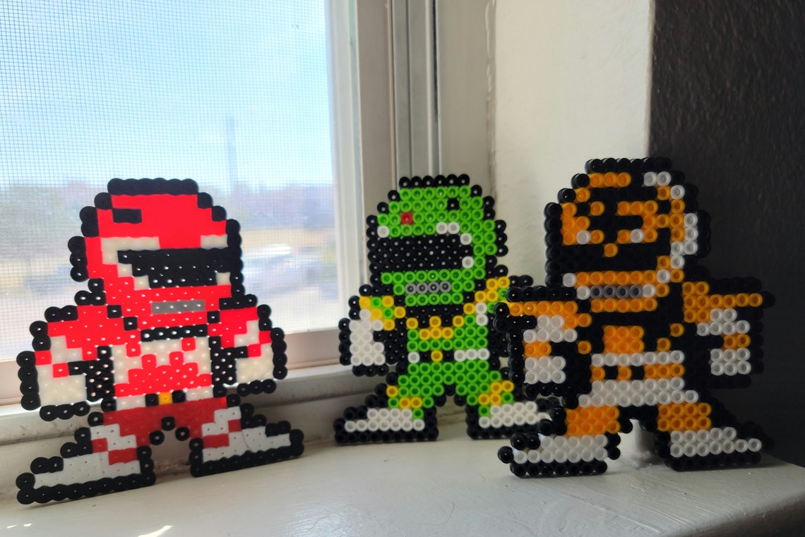 Mighty Morphin' Power Rangers Pixel Art - Etsy