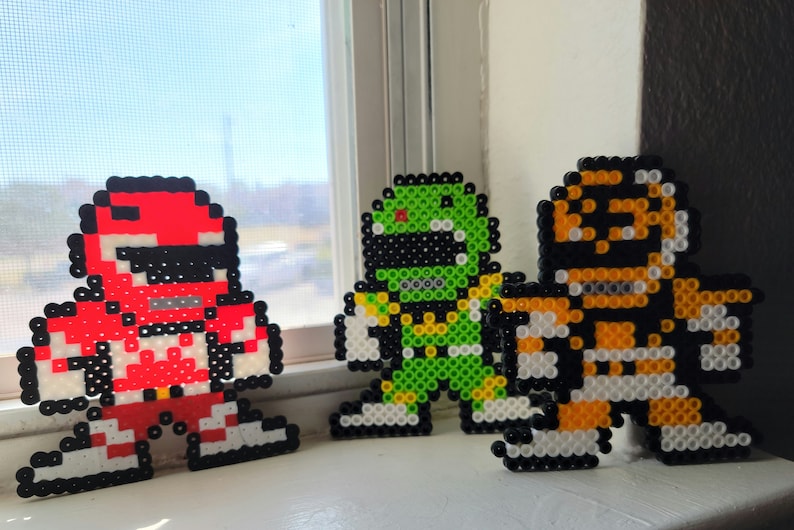 Mighty Morphin' Power Rangers Pixel Art - Etsy