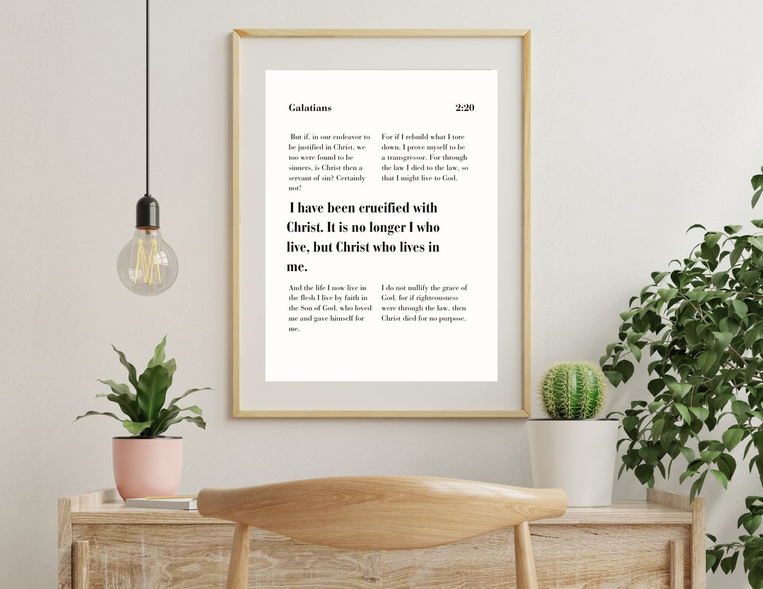 Bible Verse Wall Art, Dorm Room Decor, Digital Download Print, Wall ...