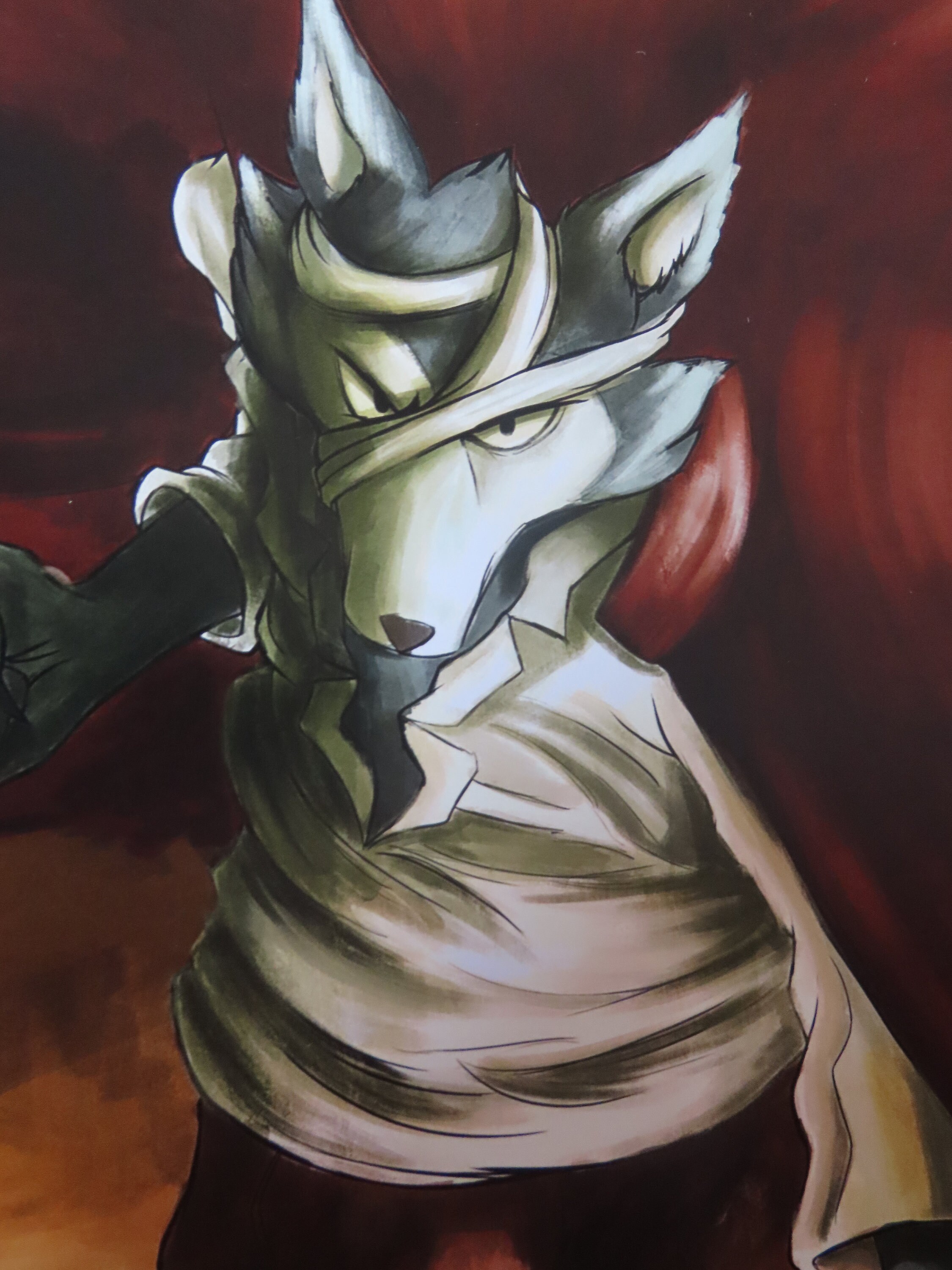 The Mook - Legoshi Art Print, Beastars Fan Art - Etsy