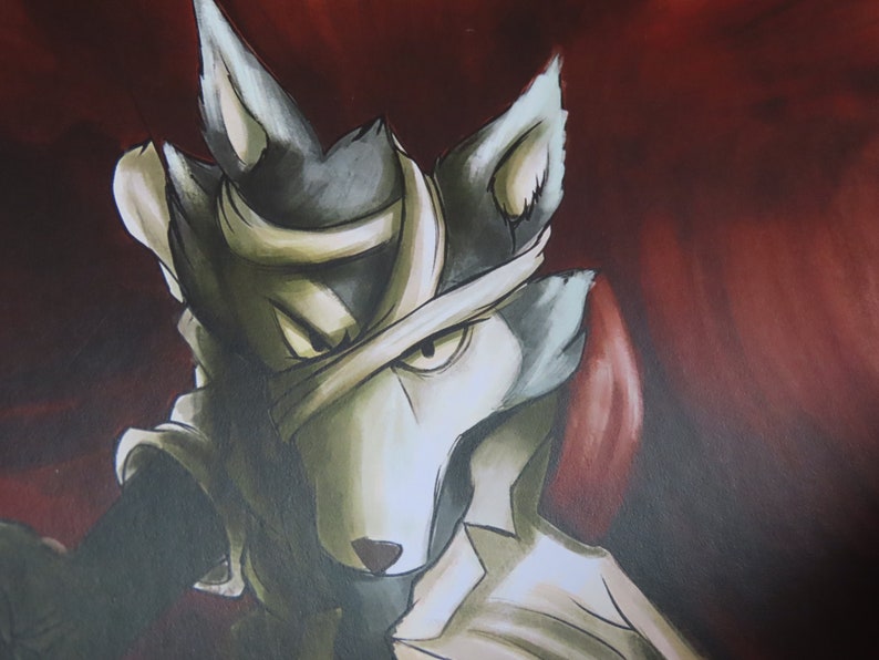 The Mook - Legoshi Art Print, Beastars Fan Art - Etsy