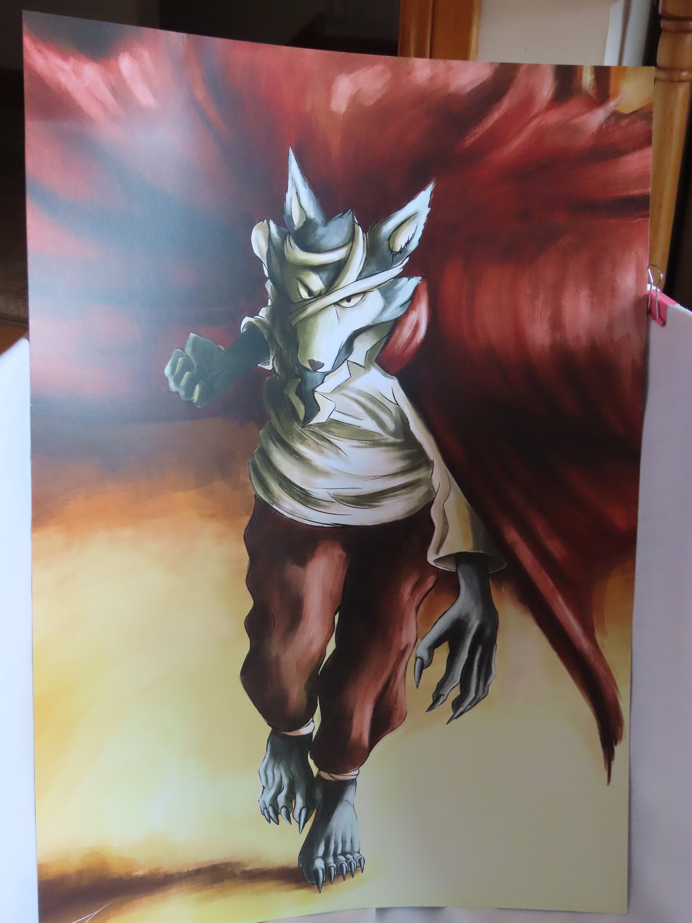 The Mook - Legoshi Art Print, Beastars Fan Art - Etsy