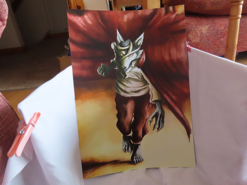 The Mook - Legoshi Art Print, Beastars Fan Art - Etsy