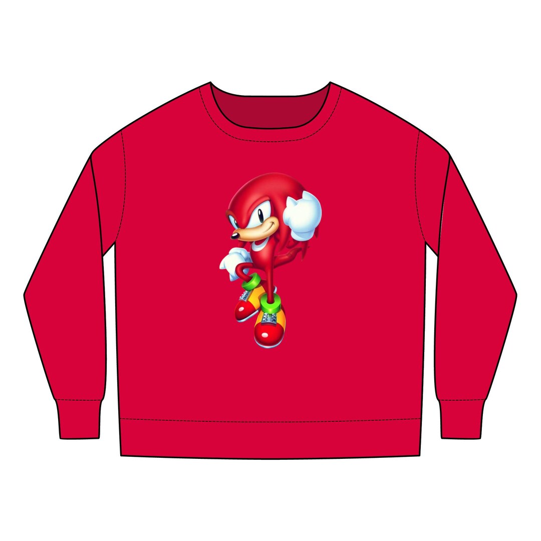 Knuckles the Echidna Toddler Sweatshirt, Sonic the Hedgehog Kids ...