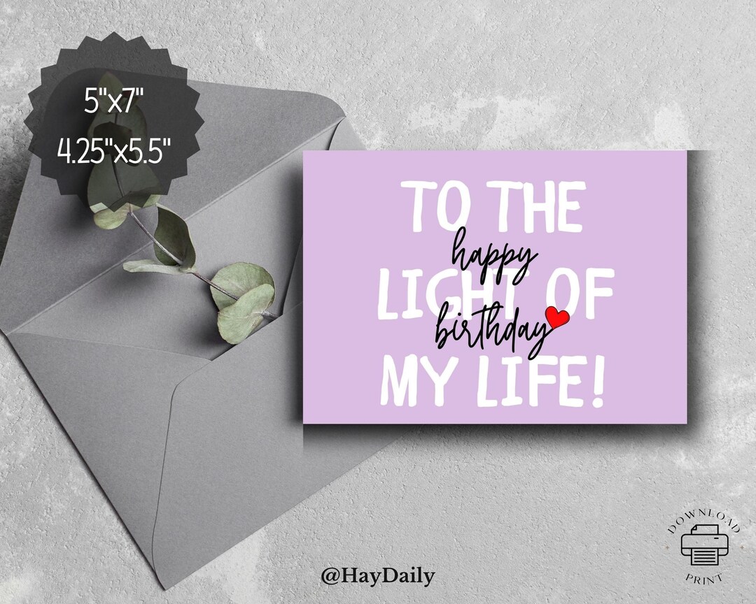 Happy Birthday to My Favourite Person, Birthday Card for Boyfriend ...