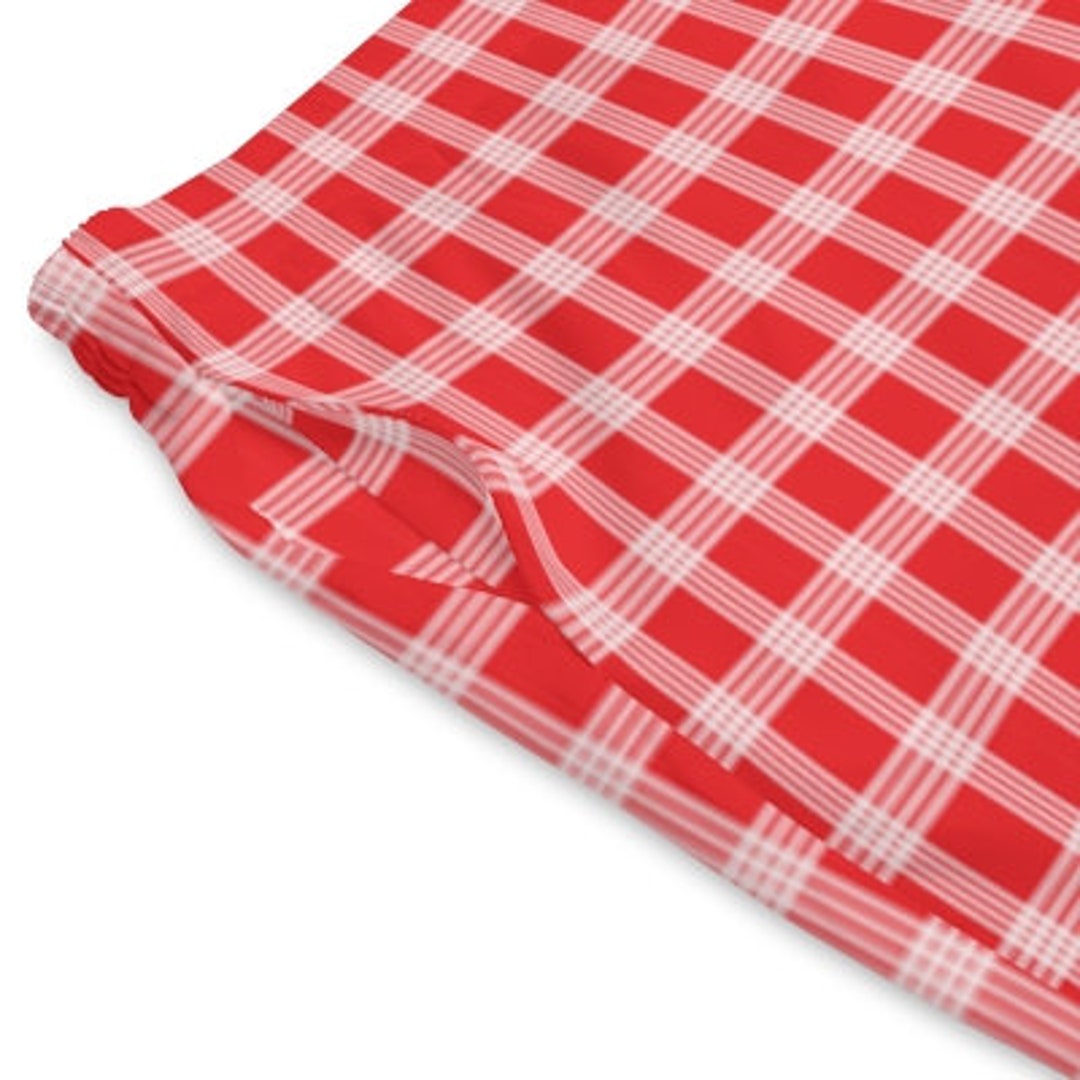 Hawaiian Plaid Palaka Country Style Men's Elastic - Etsy