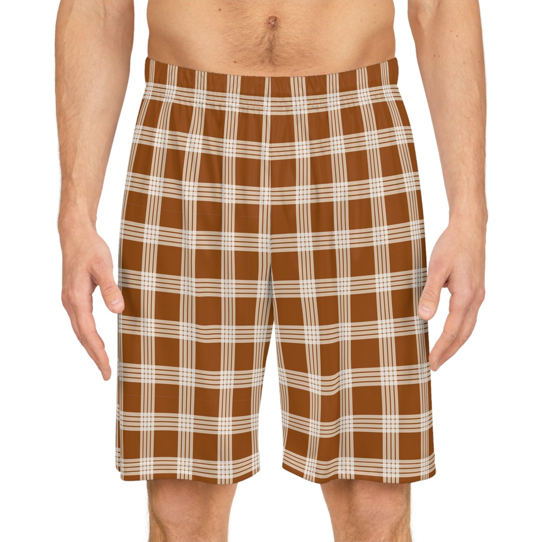 Hawaiian Plaid Palaka Country Style Basketball Shorts - Etsy
