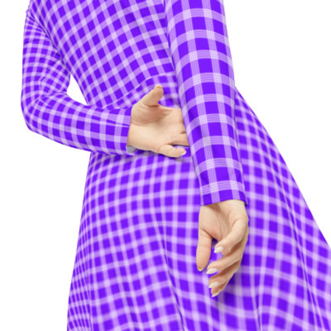 Hawaiian Plaid Palaka Country Style Women's Long - Etsy