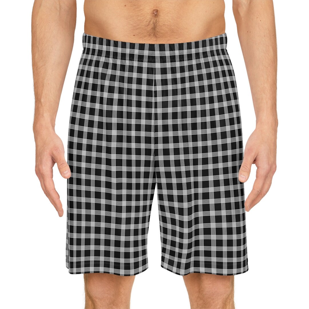 Hawaiian Plaid Palaka Country Style Basketball Shorts AOP - Etsy