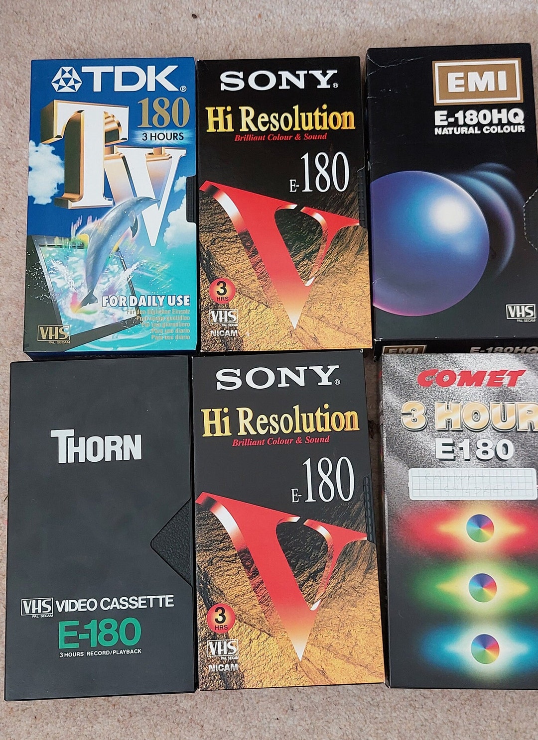 Pre Recorded Vhs Tapes 180 - Etsy