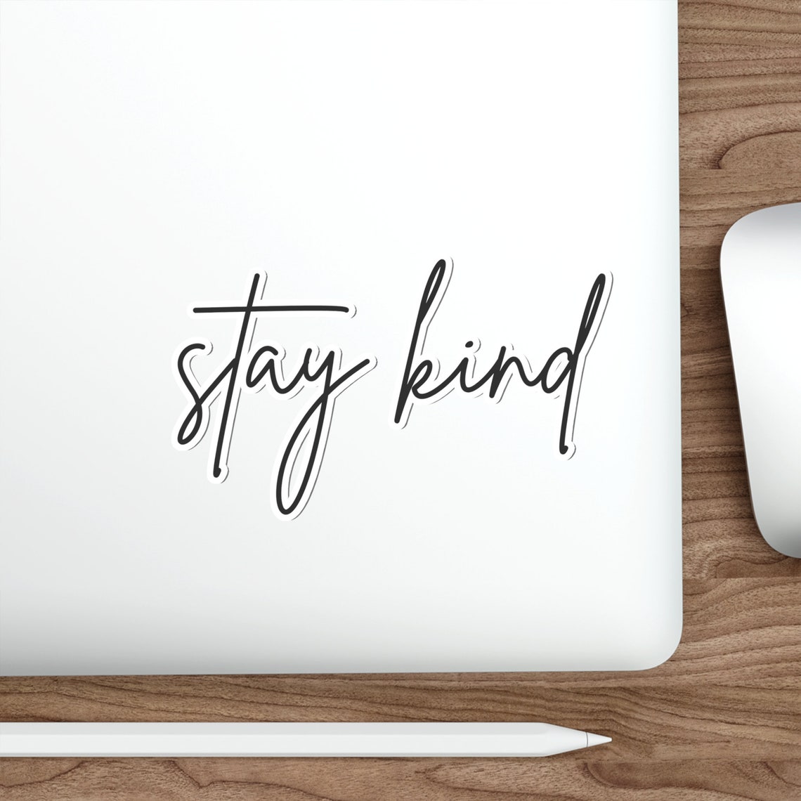 Stay Kind Cursive Sticker - Etsy