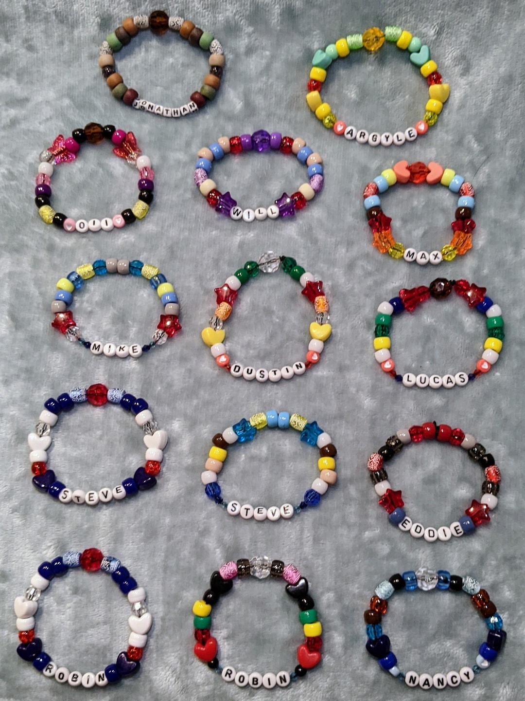 Stranger Things Bead Bracelets - Etsy