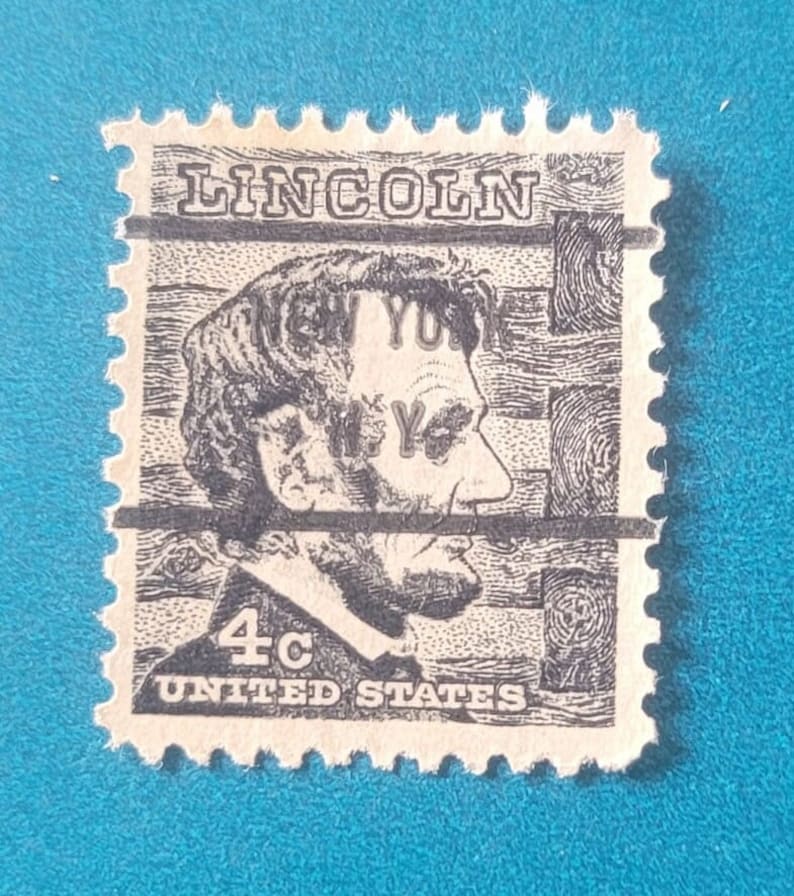 Abraham Lincoln 4 Cent 1954 - Etsy