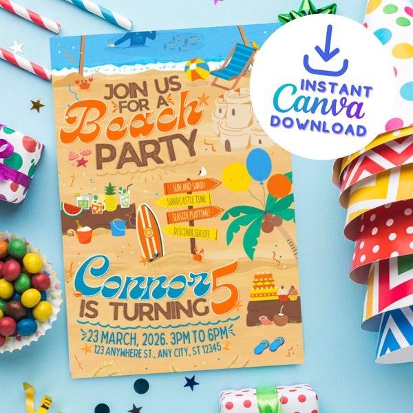 Funny Pool Party Invitation - Etsy