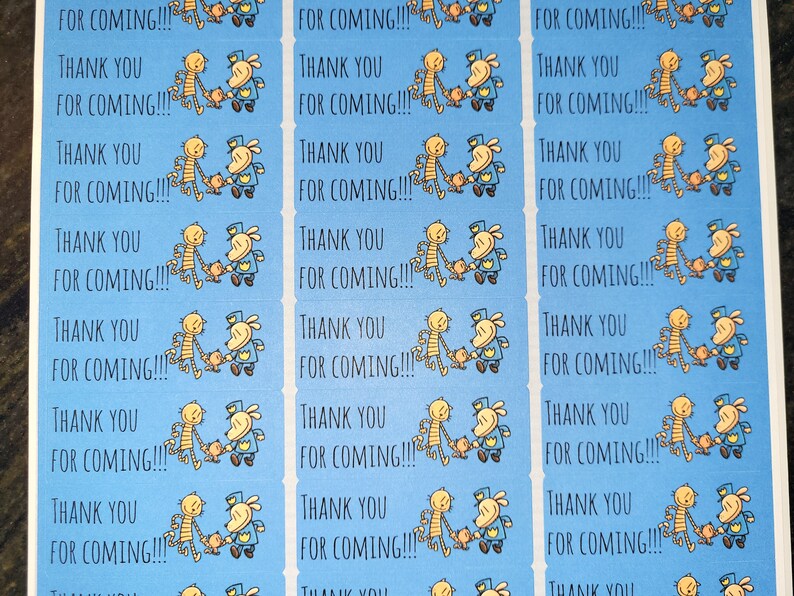 Dogman Thank You Stickers - Etsy