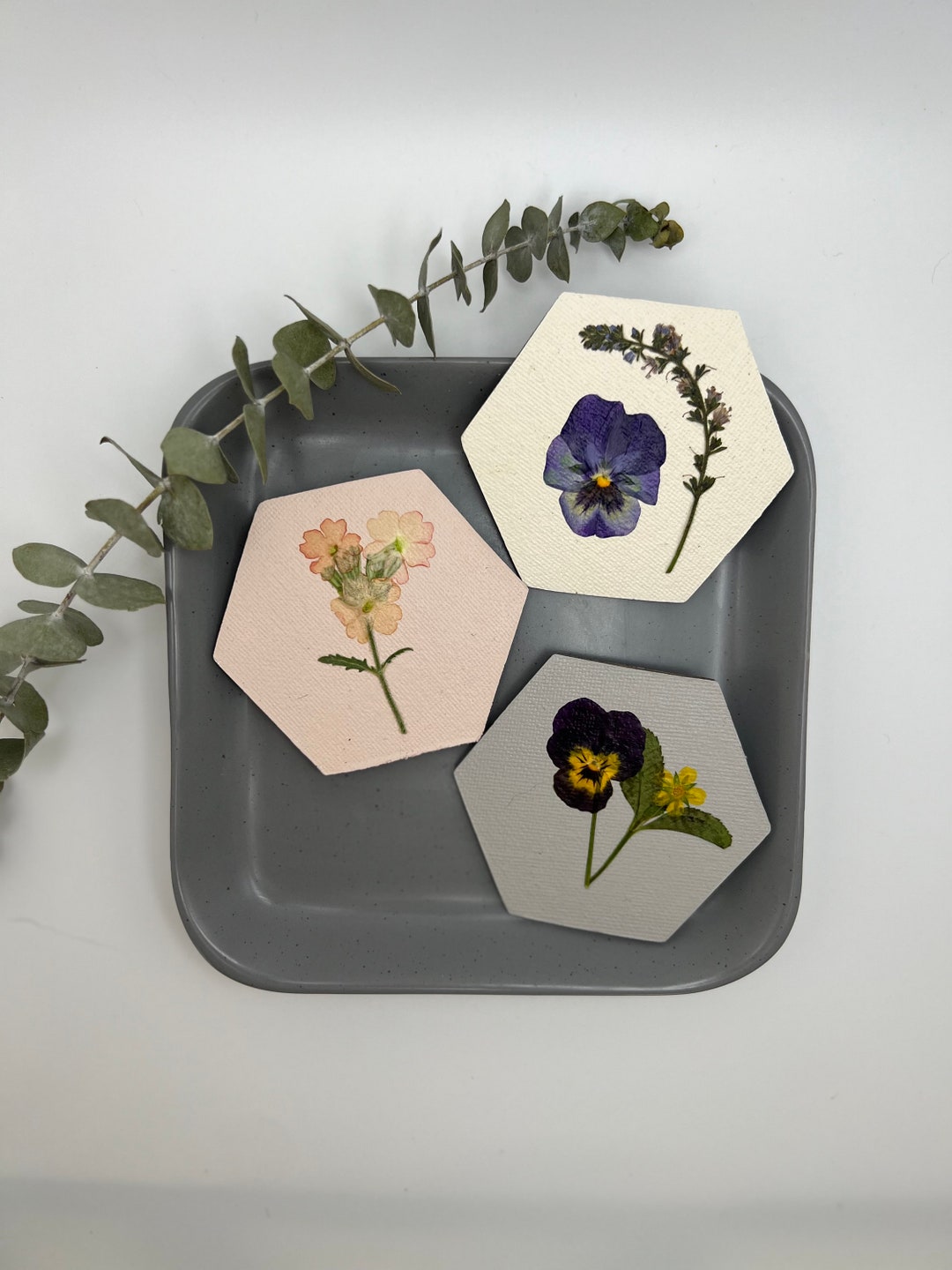 Pressed Flower Magnet 3”x3” - Etsy