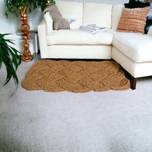 Handmade Rope Coir Door Mat Knotted Rope Handmade Door Mat 100% Coconut ...