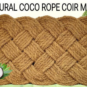 Handmade Rope Coir Door Mat Knotted Rope Handmade Door Mat 100% Coconut ...