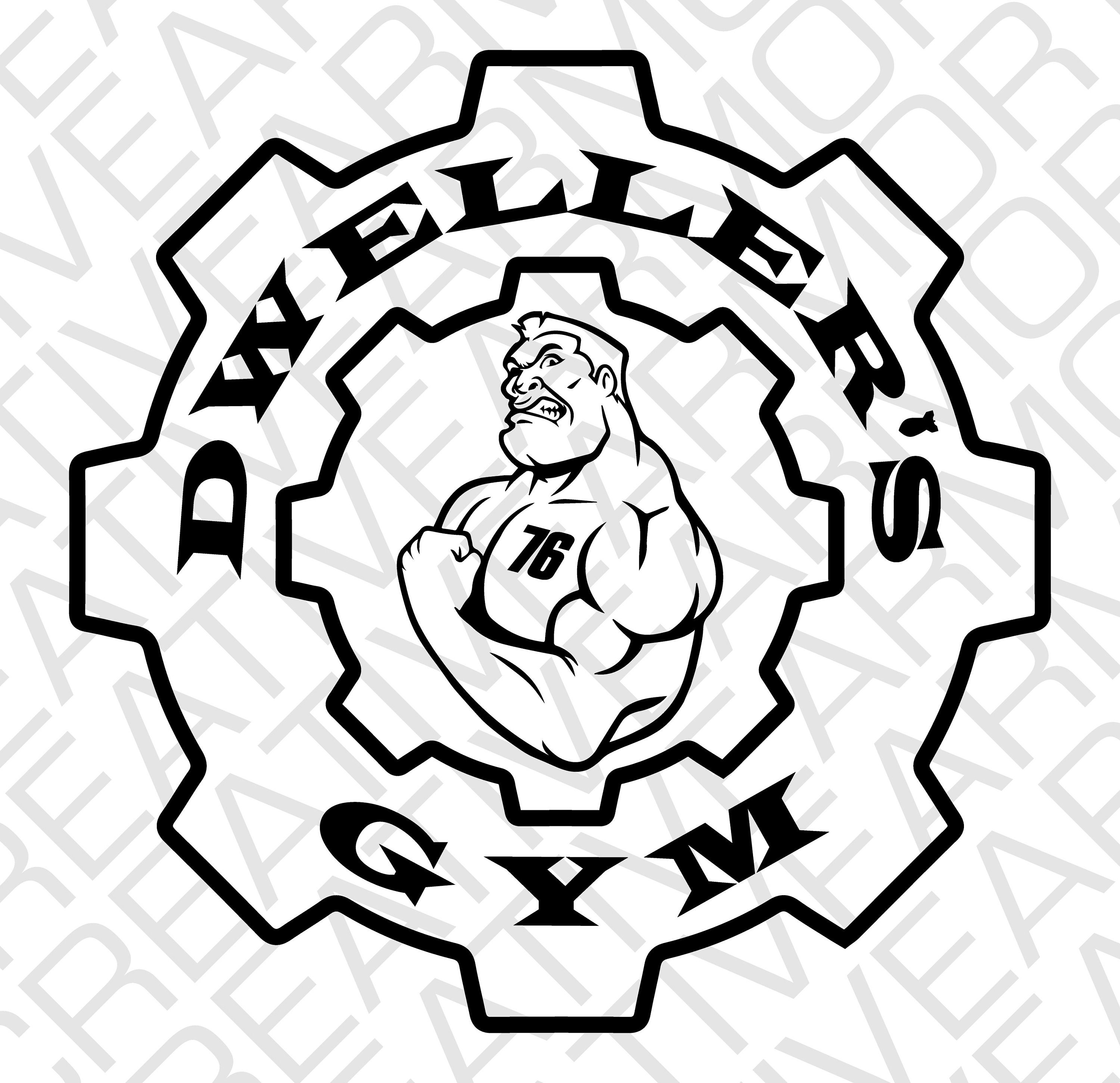 Fallout Dweller's Gym SVG, Fallout 76, Fallout, Fallout 4, Fallout New ...