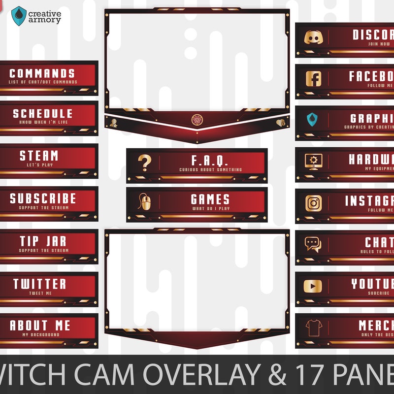 Iron Man Overlays - Etsy