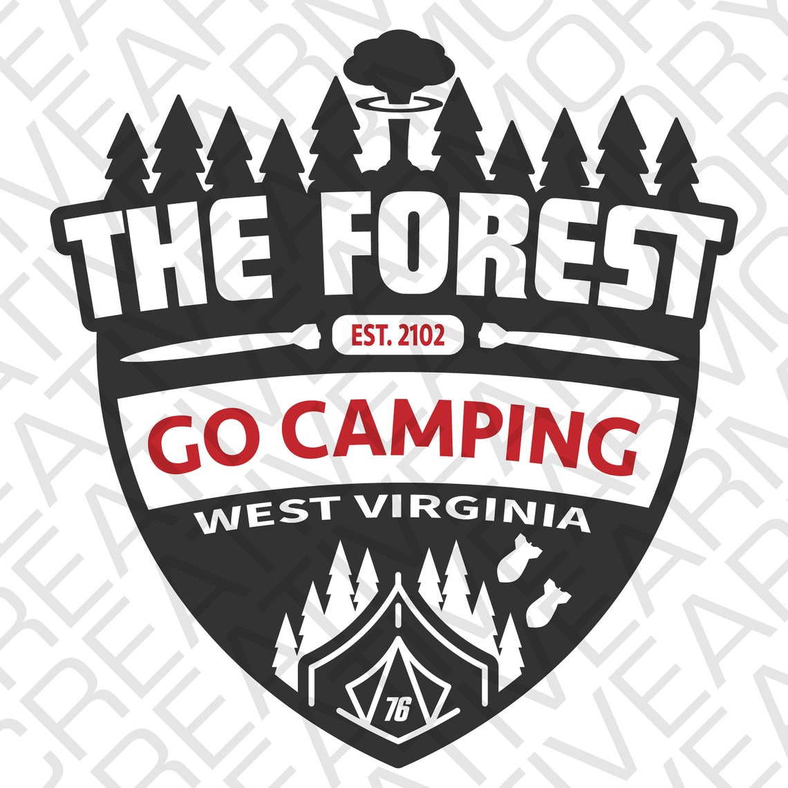 The Forest SVG, Fallout 76, Digital SVG Download, Cricut Cut File ...