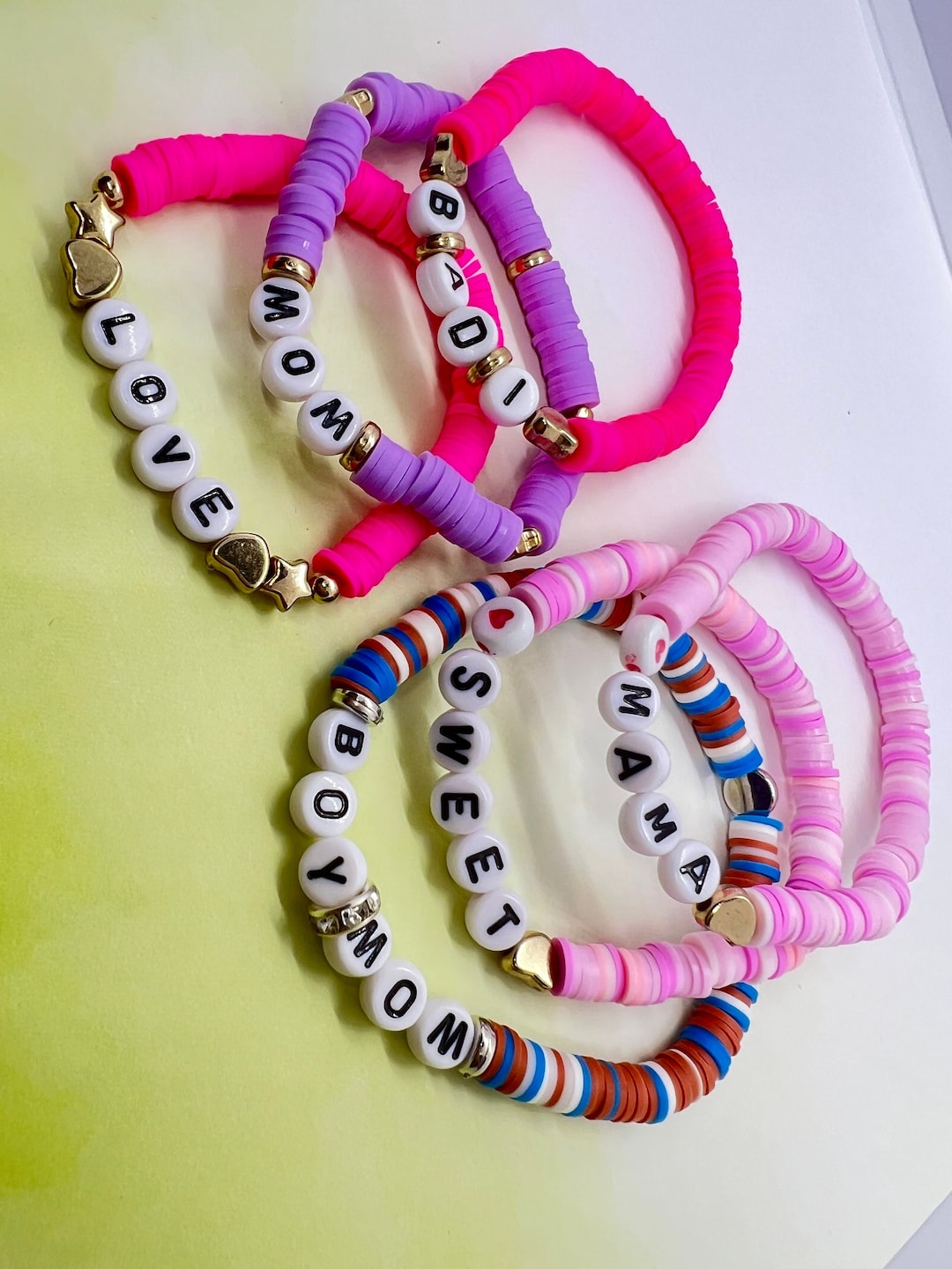 Personalized Name / Custom Beaded Bracelet / Beaded Bracelet / Gold ...