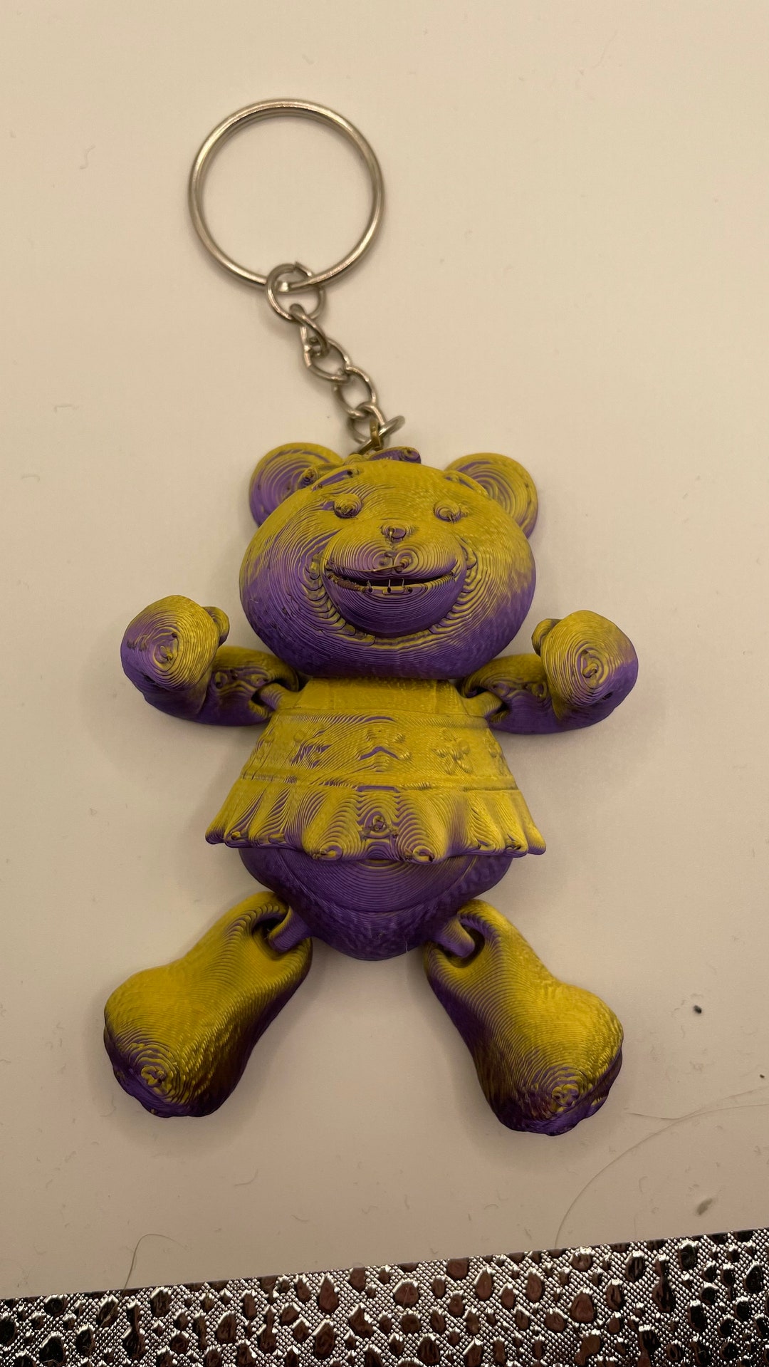 Keychain Flexi Bear - Etsy