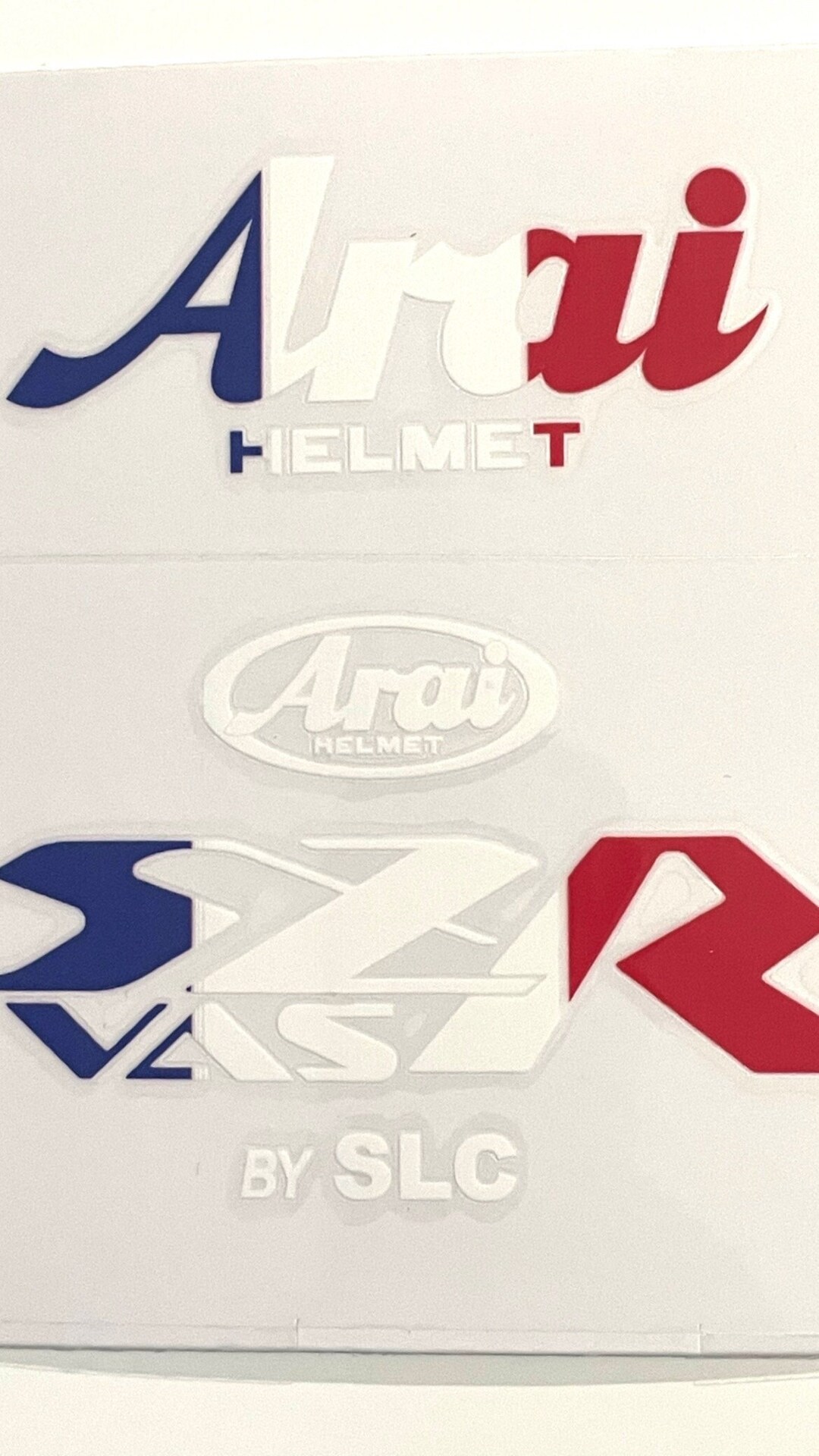 Arai Szr Vas Front and Rear Stickers - Etsy