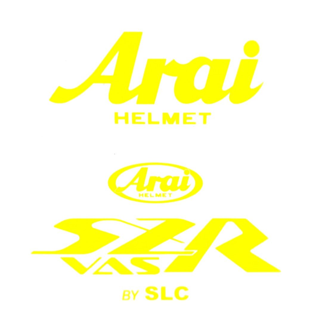 Arai Szr Vas Front and Rear Stickers - Etsy