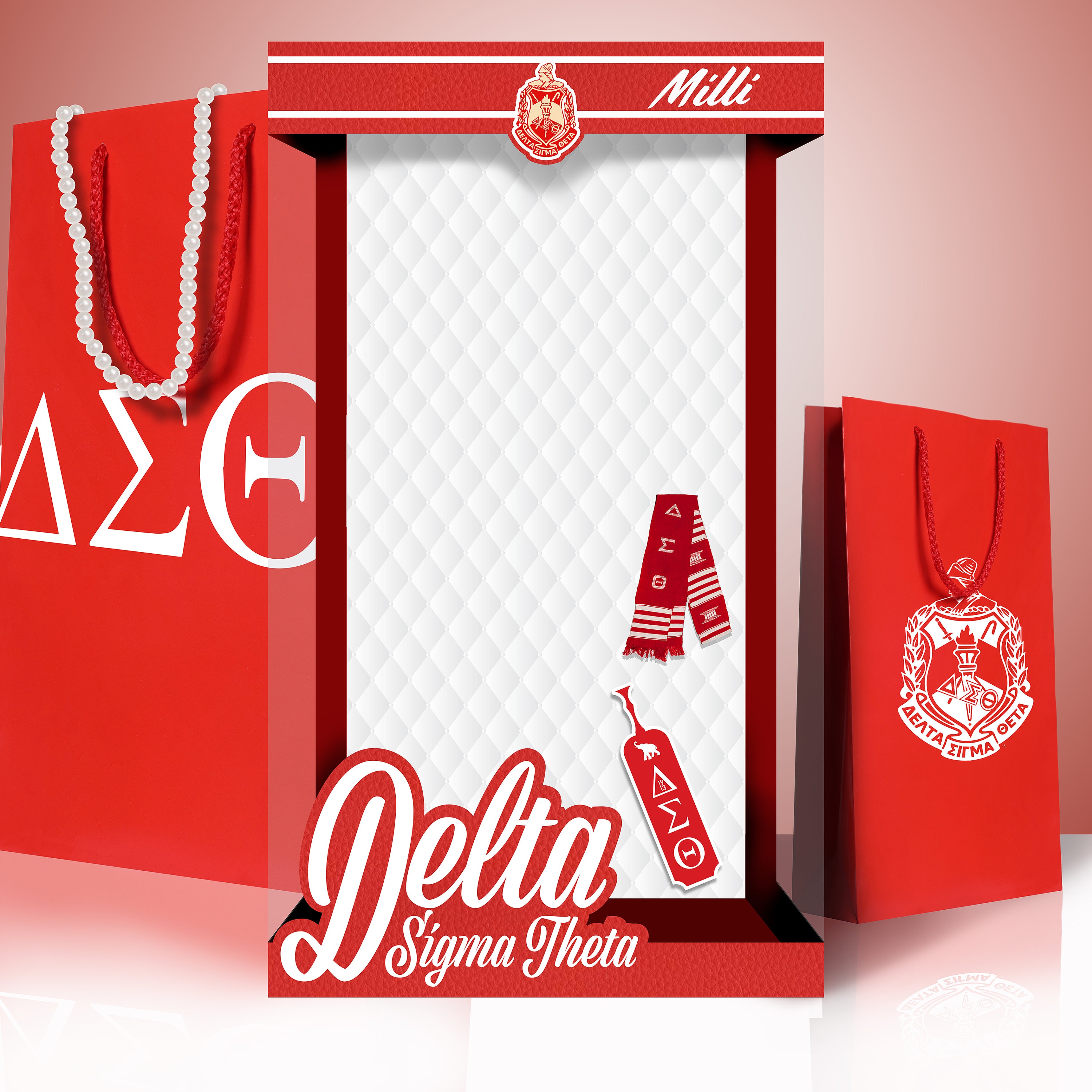 Digital Delta Sigma Theta Barbie Box FULLY EDITABLE - Etsy