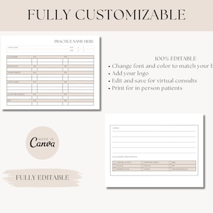 Editable Esthetician Skincare Routine Rx Card Template - Etsy