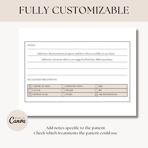Editable Esthetician Skincare Routine Rx Card Template - Etsy