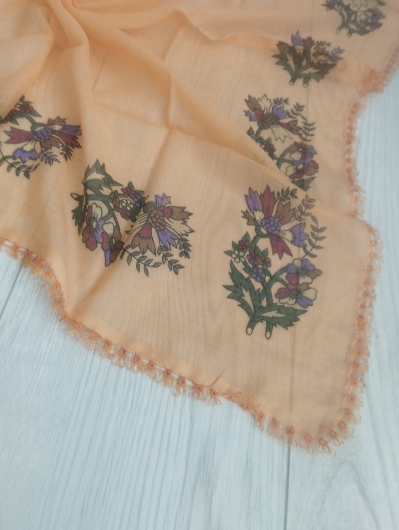Tradital Turkish Oya Thin Headscarf, Oya Scarf, Traditional Turkish ...