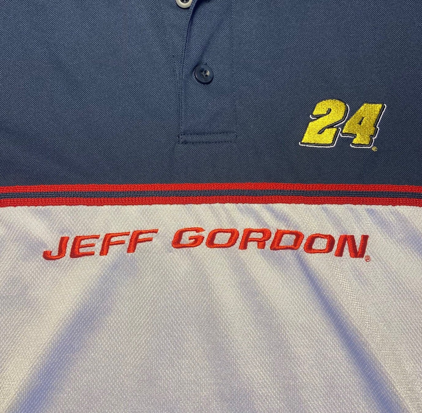 Vintage Jeff Gordon NASCAR Embroidered Chase Authentics Polo Large - Etsy