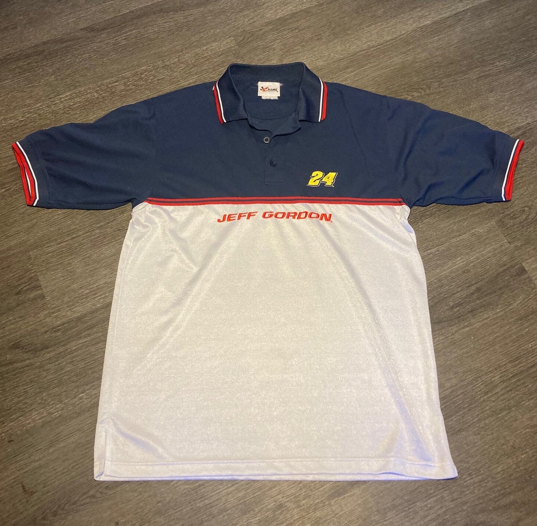 Vintage Jeff Gordon NASCAR Embroidered Chase Authentics Polo - Large - Etsy