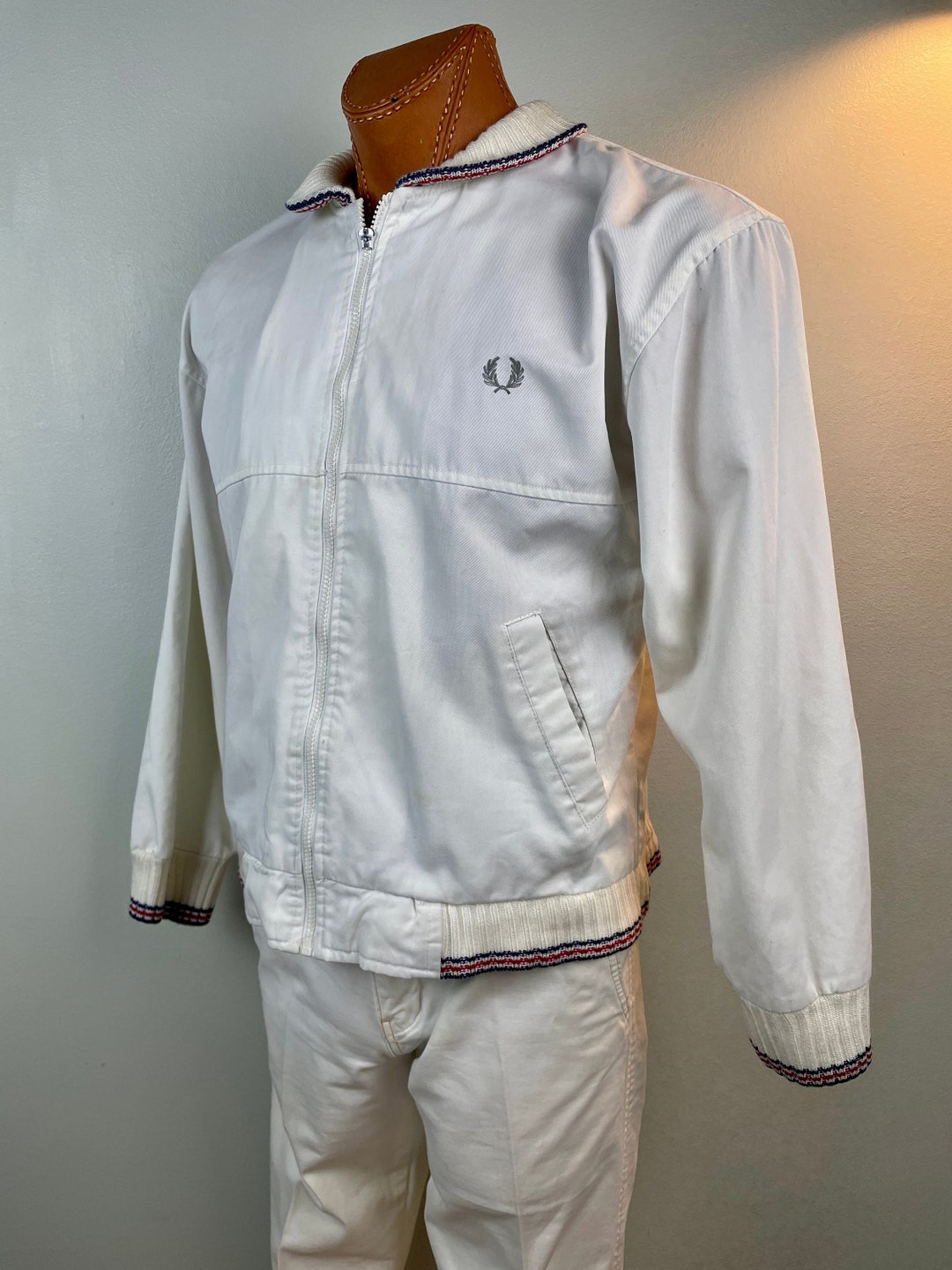 Men’s Mod 1960s Style Fred Perry Zip up Tennis Jacket (M) - Etsy