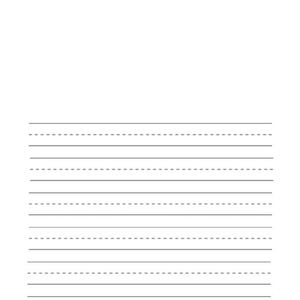 Blank Writing Template With Illustration - Etsy
