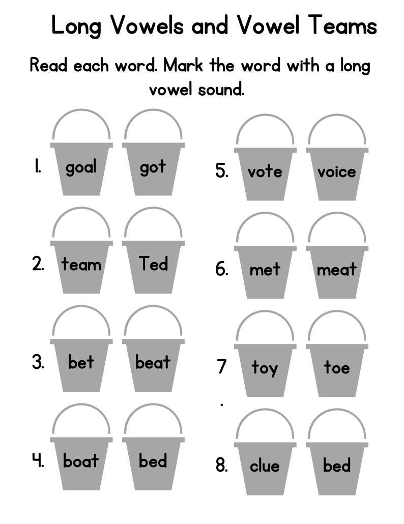 Phonics Skills Practice - Etsy