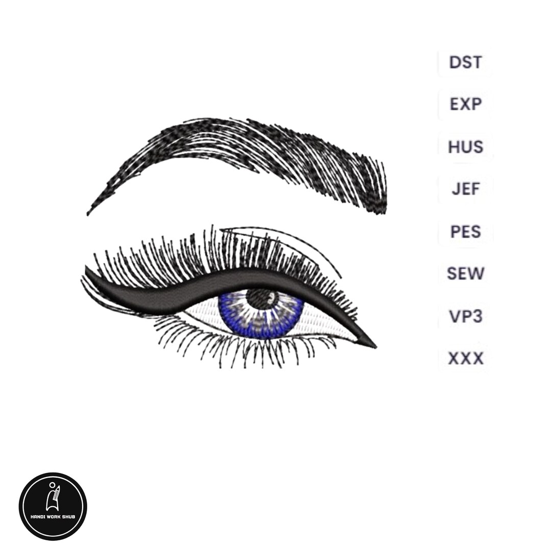Eyes Embroidery Design Embroidery Beauty Embroidery Designs Eyes ...