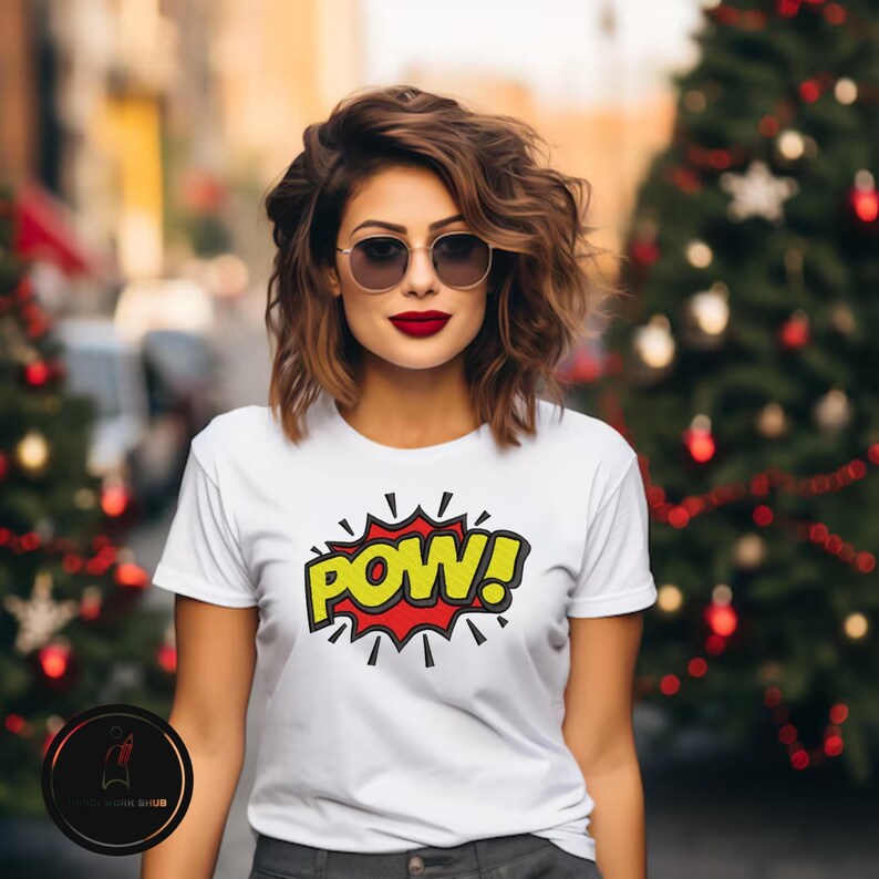 Comic POW Embroidery Design Embroidery Inspirational Embroidery Designs ...