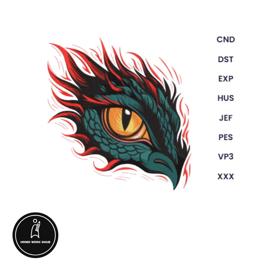 Dragon Eye Embroidery Design Embroidery Fairy Tales Embroidery Designs ...