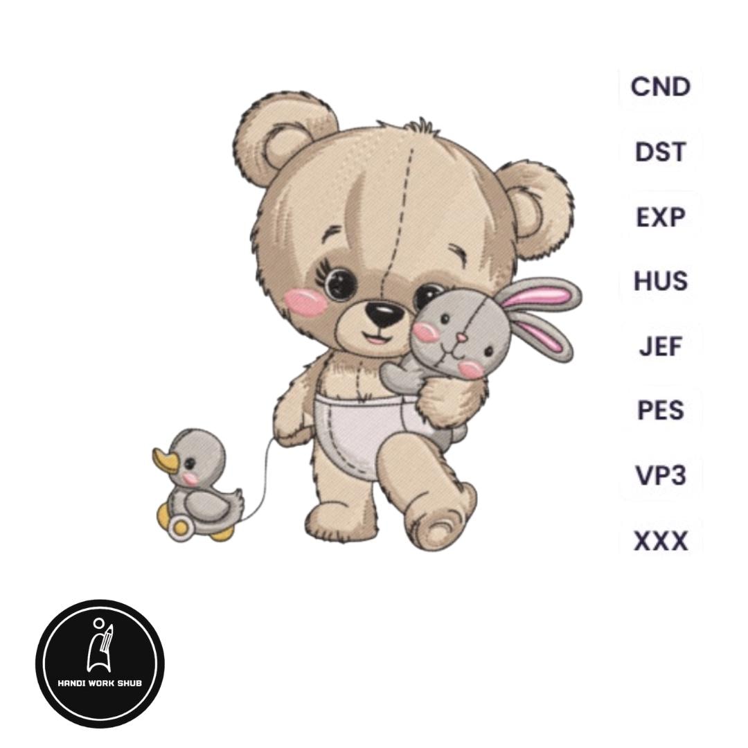 Teddy Bear Embroidery Design Embroidery Teddy Bears Embroidery Designs ...