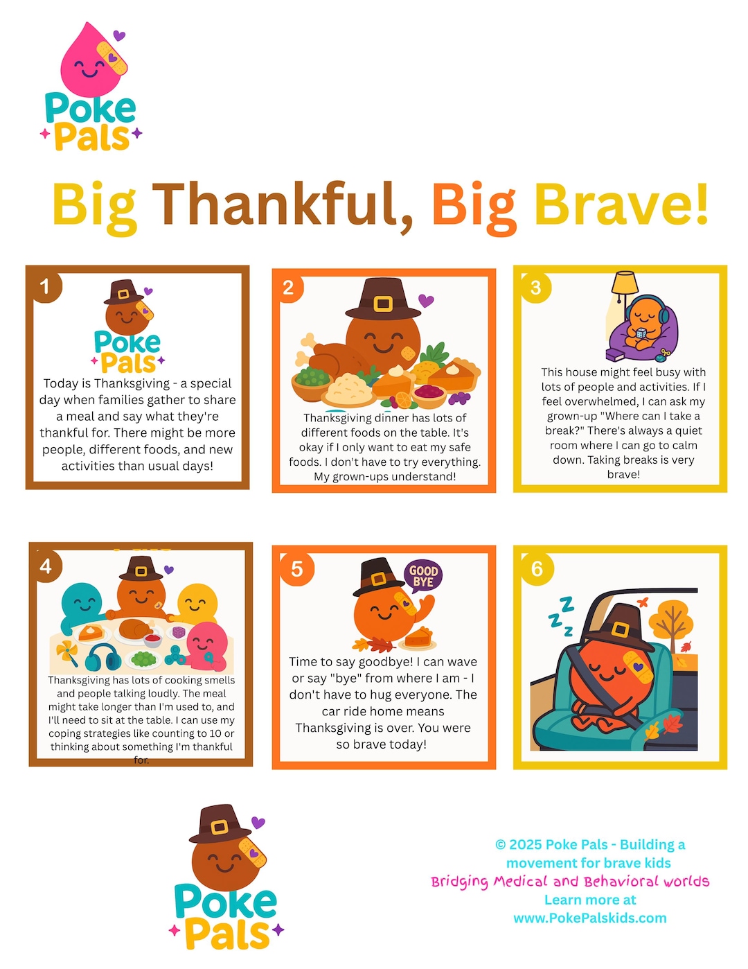 Thanksgiving Social Story for Neurodivergent Kids | Autism ADHD Holiday ...