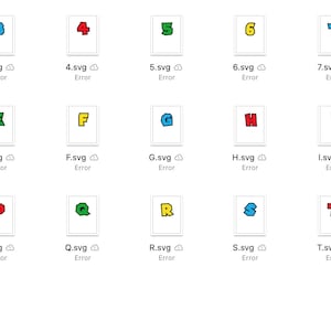 Super Mario Font: Alphabet & Numbers (SVG, PNG) Digital Download, Super ...