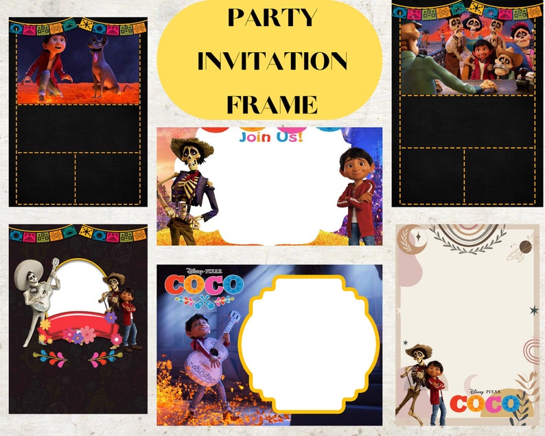 Coco PNG Clipart Bundle: Miguel, Guitar, Cake Topper (digital Download ...